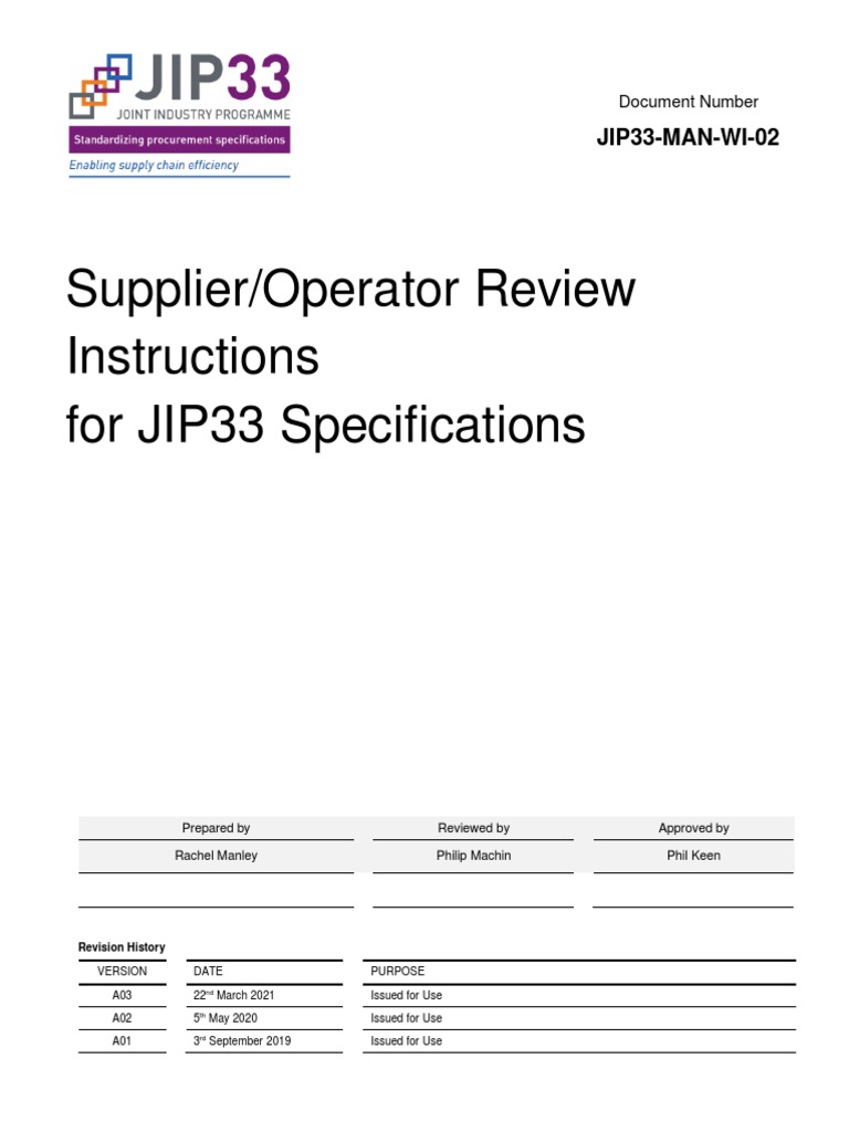 Jip33 Man Wi 02 - A03 | PDF | Specification (Technical Standard ...