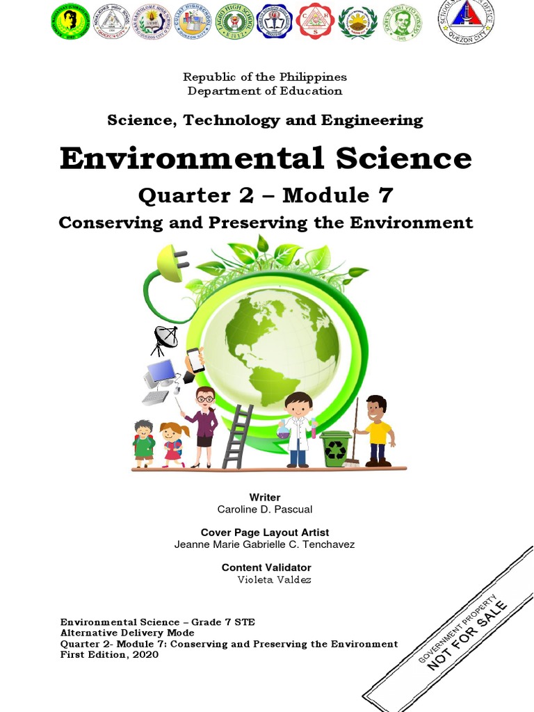 Envi - Sci - Q2 - W7 - Conserving and Preserving The Environment | PDF ...