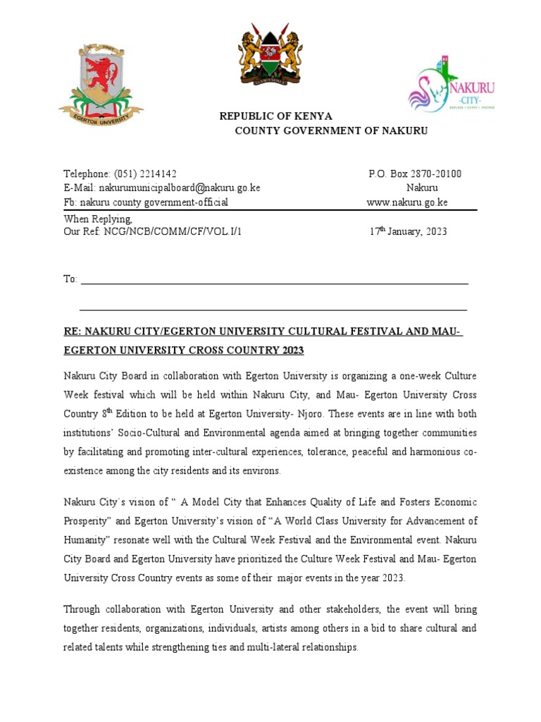 Cultural Festival Proposal-Concept Note-Invitation | PDF