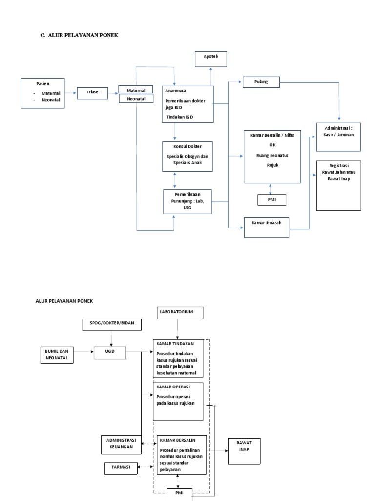 Alur Pelayanan PONEK | PDF