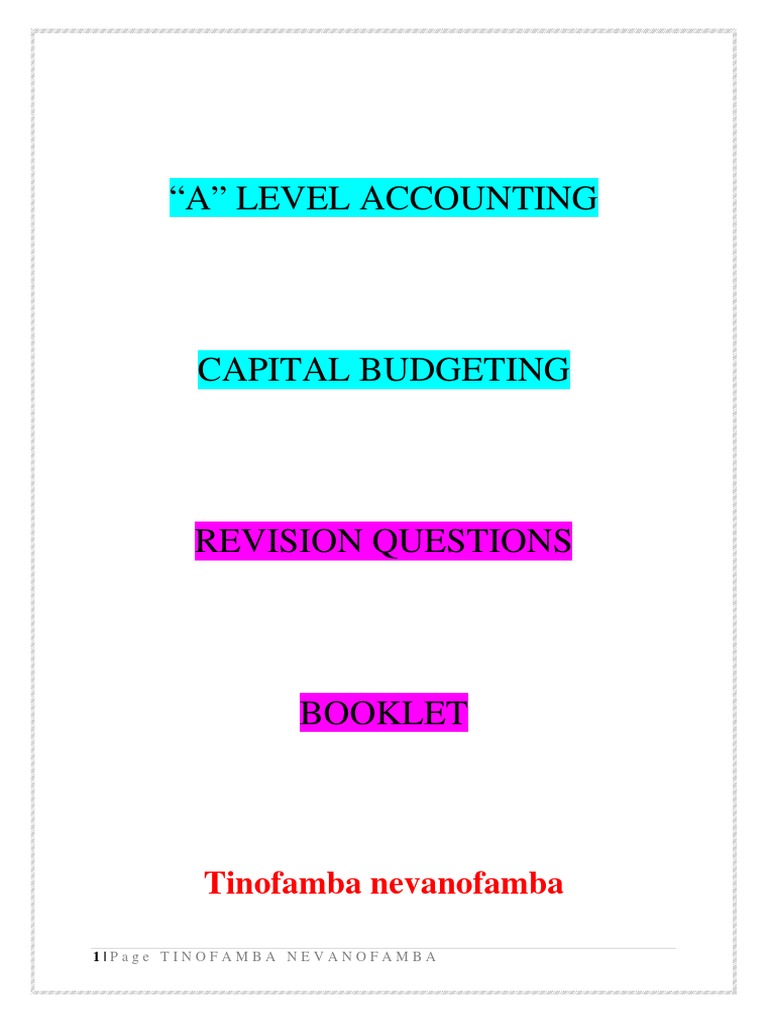 Capital Budgeting | PDF | Net Present Value | Corporations