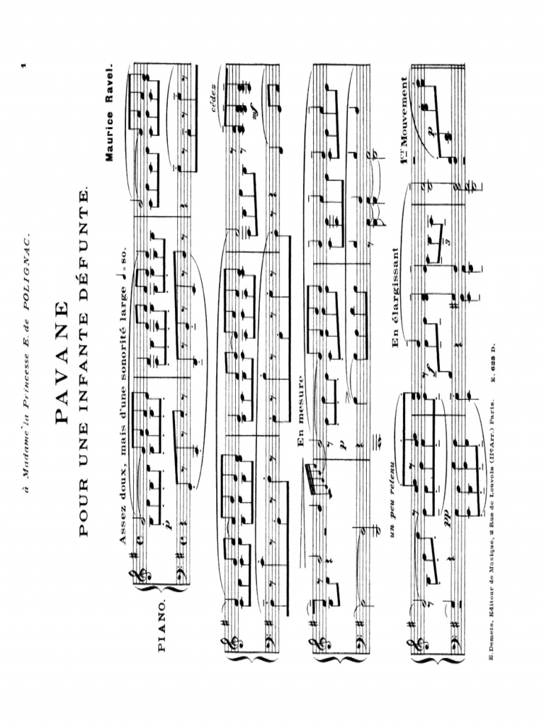 Ravel Pavane | PDF