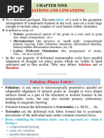 Lecture 7 Foliation and Lineation | PDF | Sedimentary Rock | Rock (Geology)