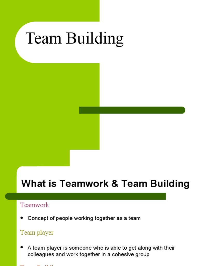 Team Building | PDF | Social Psychology | Cognition
