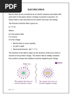 Electrostatics Problem Set With Answers | PDF | Electric Field | Electrostatics
