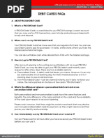 Debit Limits and Fees | PDF | Debit Card | Automated Teller Machine