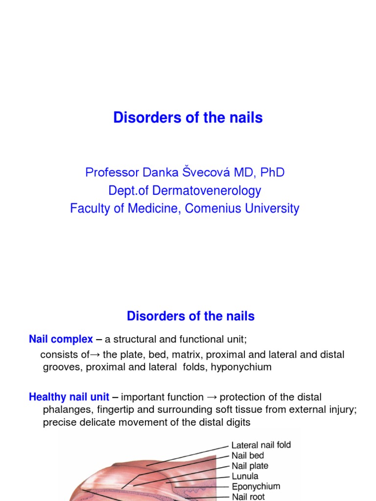 Disorders of Nails | PDF | Nail (Anatomy) | Cutaneous Conditions