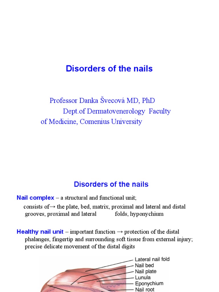 Disorders of Nails | PDF | Nail (Anatomy) | Medicine