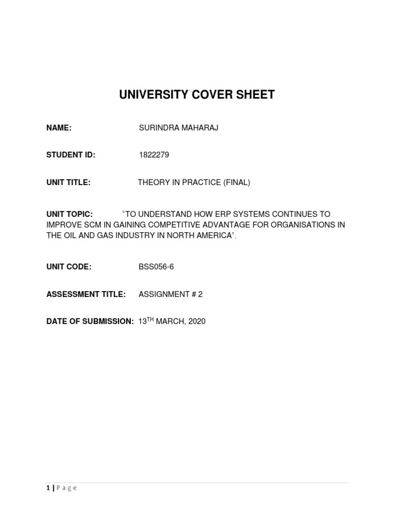 TIP Assignment 2 FINAL PROJECT - BSS056-6 - 1822279 | PDF | Enterprise ...