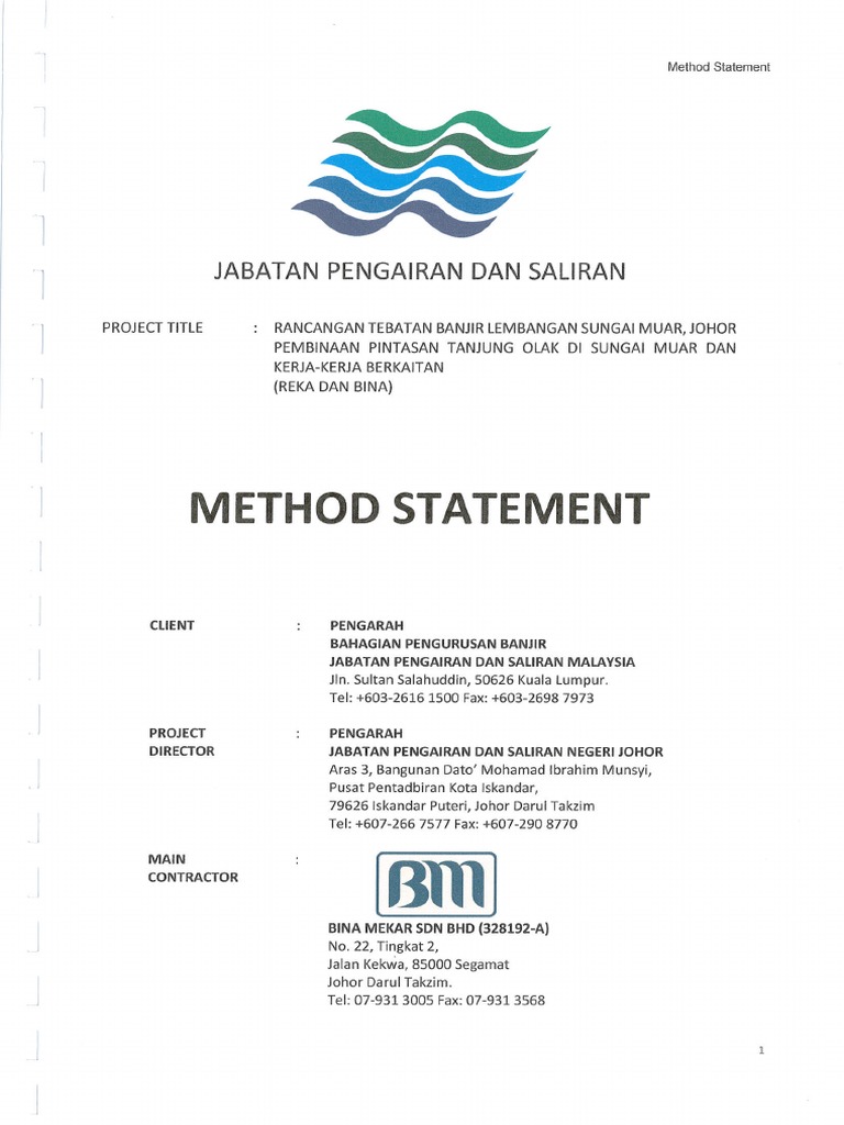 Method Statement | PDF