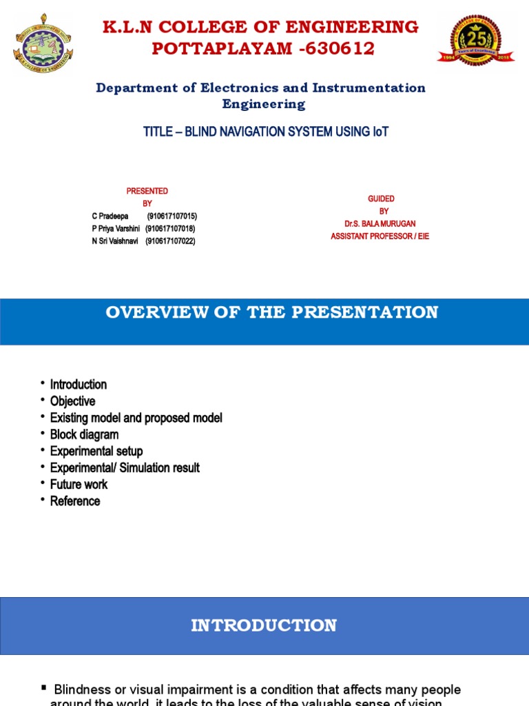 1st Review PPT Finished | PDF | Visual Impairment | Computing