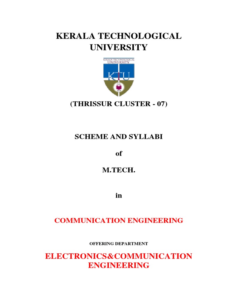 M0703 Communication Engineering | PDF | Wavelet | Fiber Optic Communication