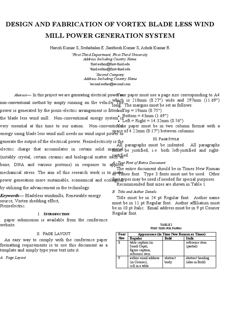 Ieee Paper Format Pdf Paragraph Text