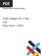 002 IGCSE Component and Option Codes May - June 2025 | PDF