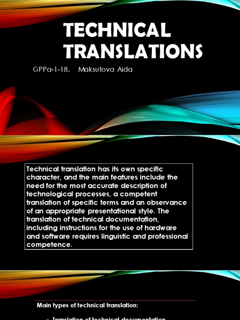Technical Translations | PDF | Translations | Documentation