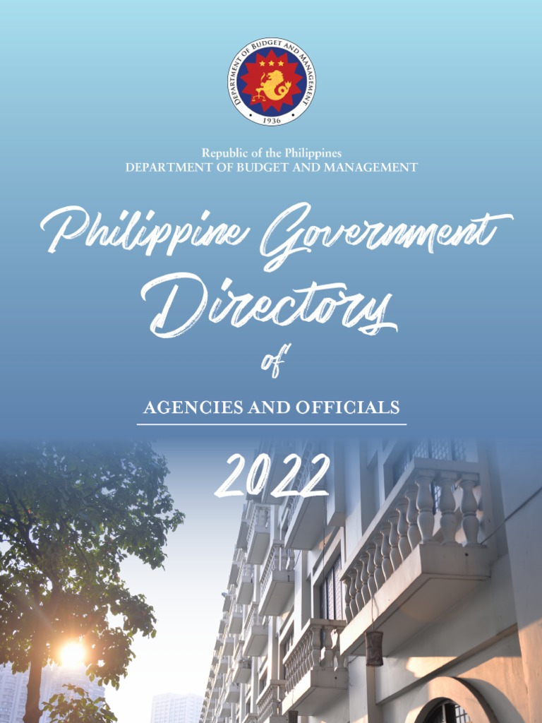 Philippine Government Directory 2022 | PDF | Manila | Government