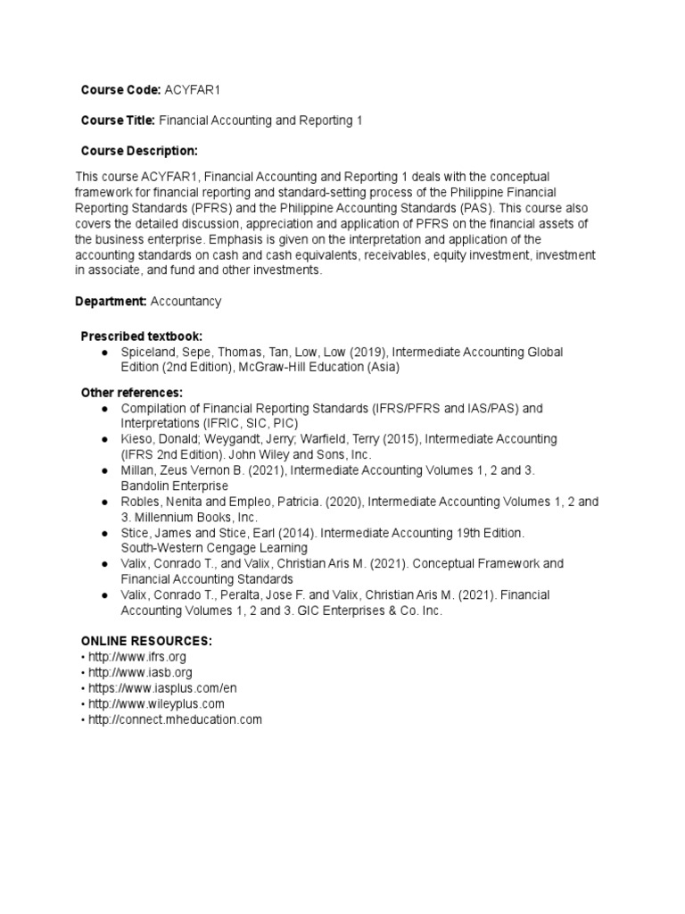 Acyfar 1 | PDF | Finance & Money Management | Social Science