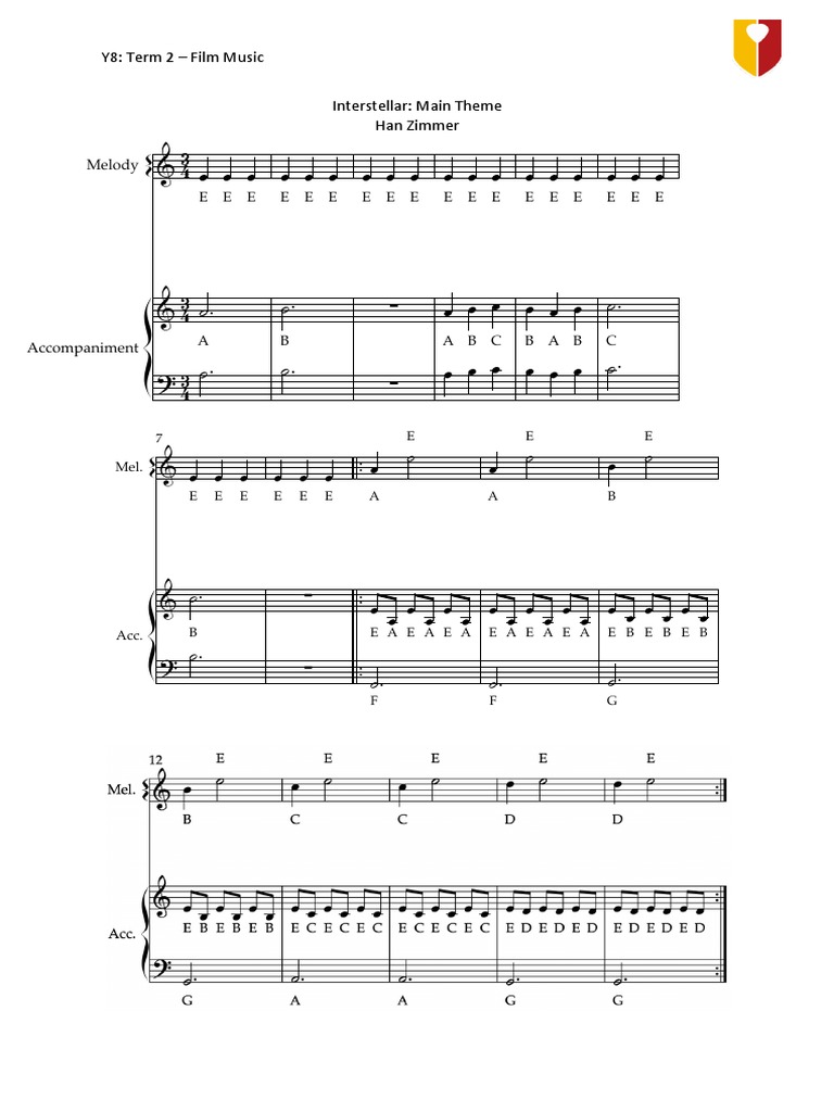 Interstellar Worksheet | PDF