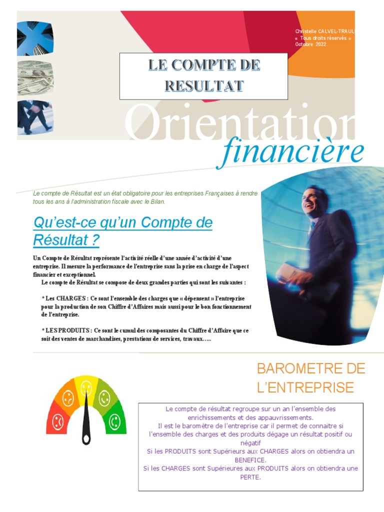 Fiche Ressource Le Compte de Résultat | PDF | Business | Prêts