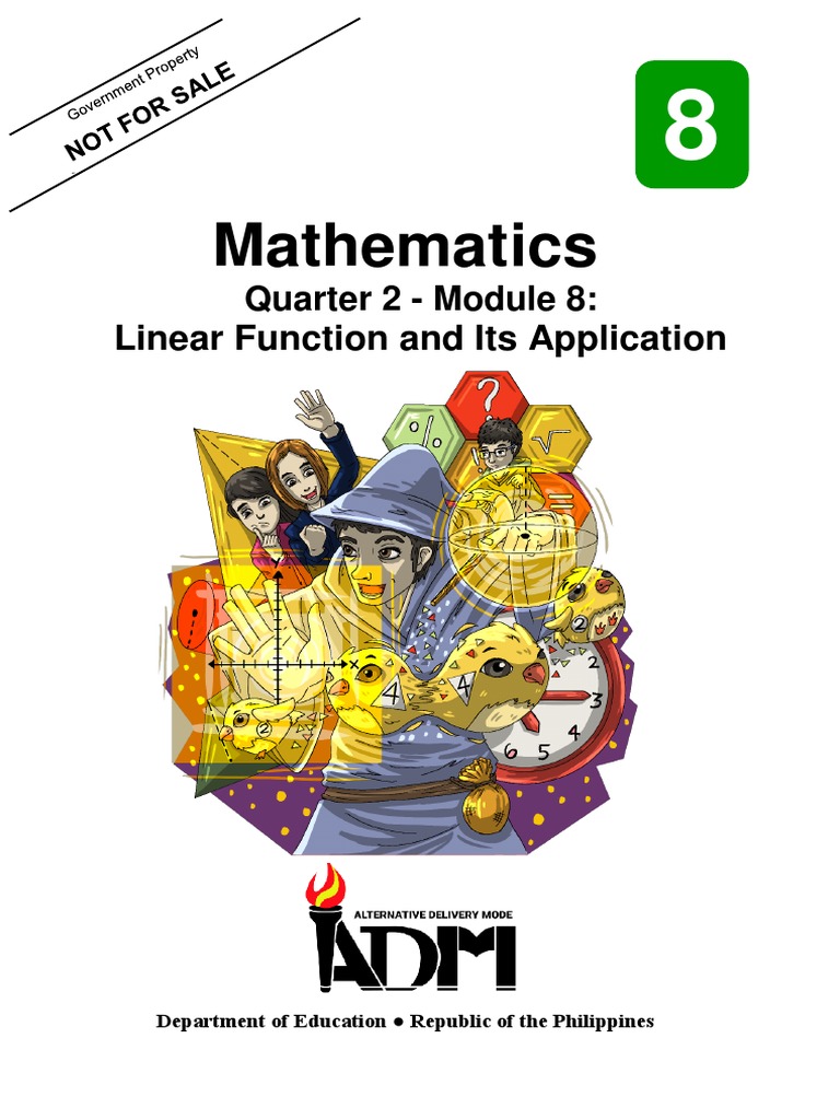 Math8 - Q2 - M8 - Linear Function - Its Application - v3 | PDF | Equations | Mathematics