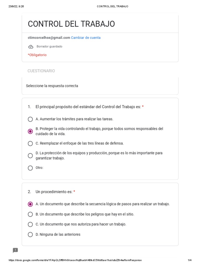 Control del Trabajo y Seguridad Laboral | PDF | Tecnología
