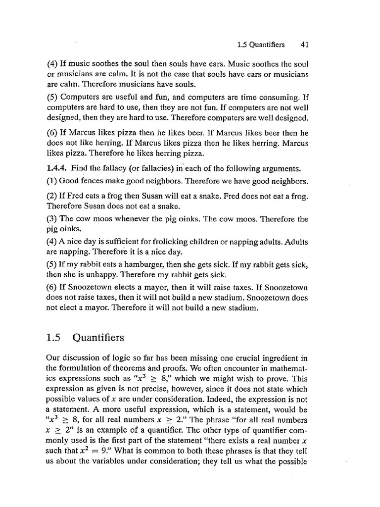 Quantifier - Proofs and Fundamentals 61 74 | PDF | Mathematical Proof | Logic