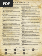SotDL Player Cheat Sheet | PDF | Role Playing | Entertainment