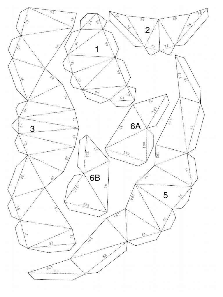 A3 Half Lion Papercraft | PDF