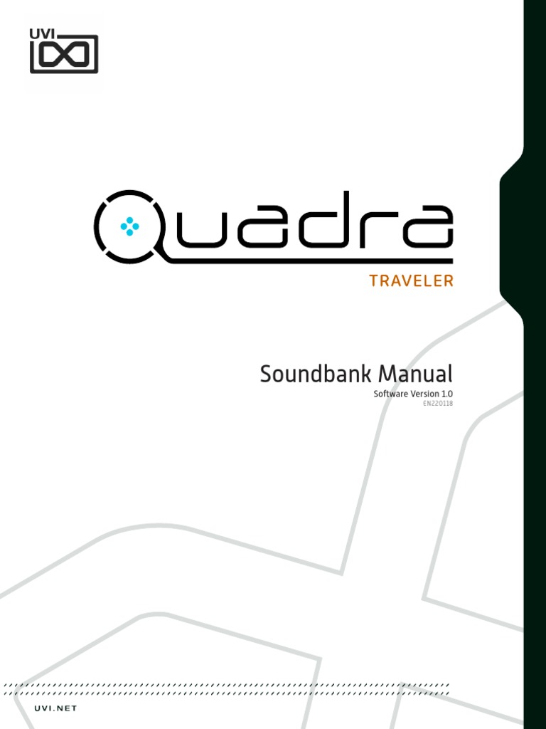 Quadra Traveler Manual | PDF | Synthesizer | Pitch (Music)