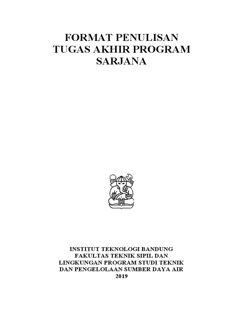 Format Penulisan TA TPSDA - v2 | PDF