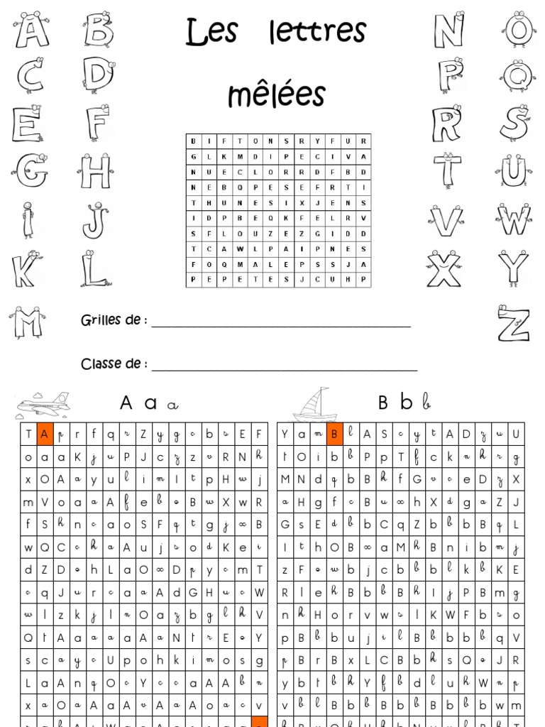 Lettres Melees GS | PDF