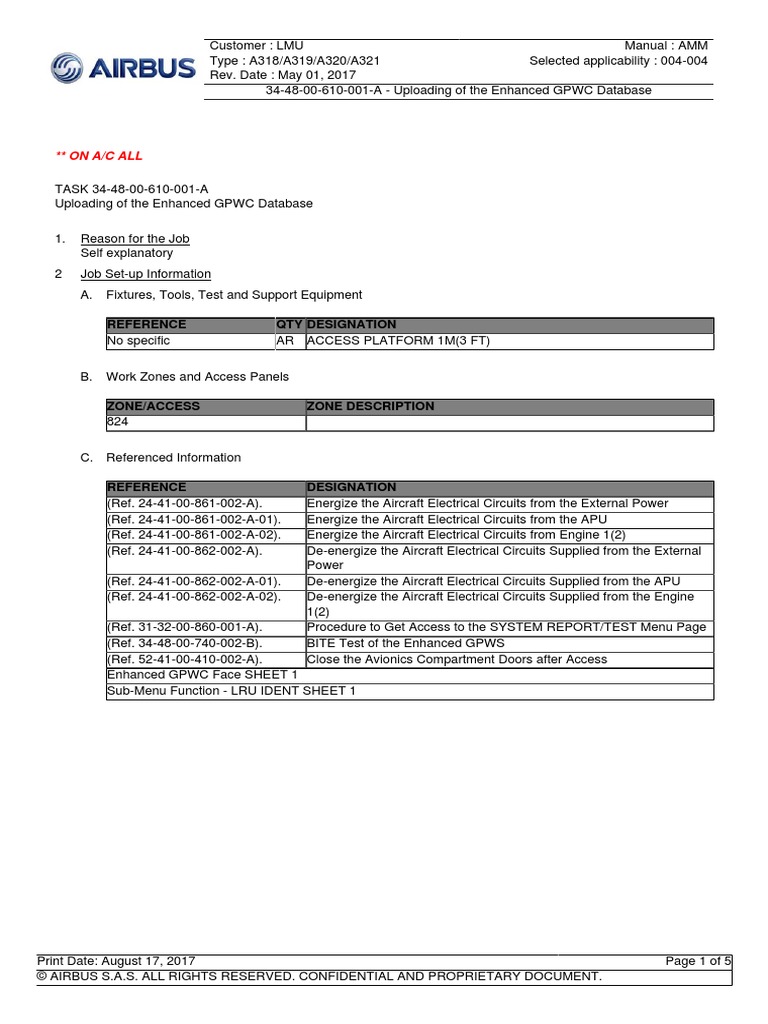 EGPWS Upload | PDF | Airbus | Aviation