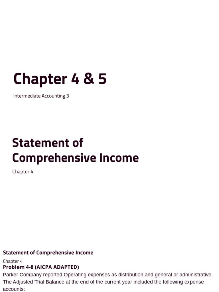Intermediate Accounting Chapters 4,5 | PDF | Cost Of Goods Sold ... Intermediate Accounting Chapters 4,5 | PDF | Cost Of Goods Sold ...