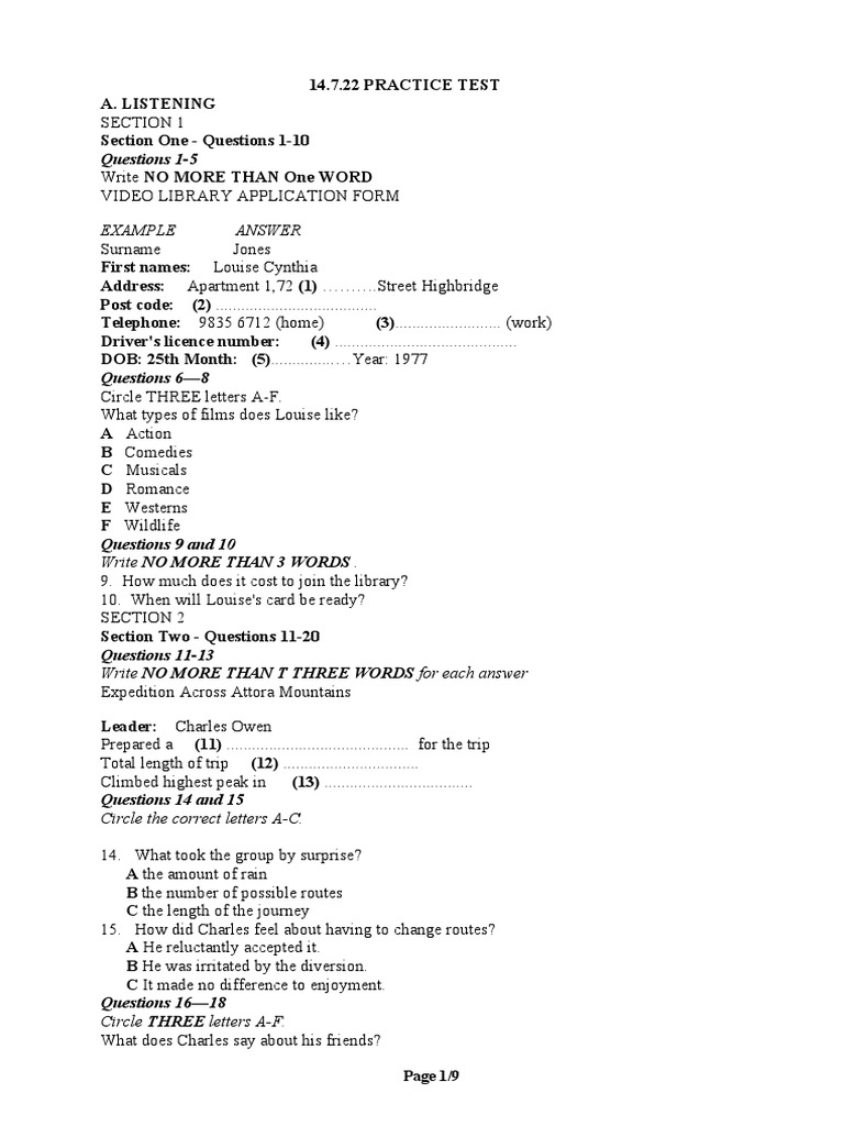 Questions 1-5: Example Answer | PDF | Albert Einstein | Physics