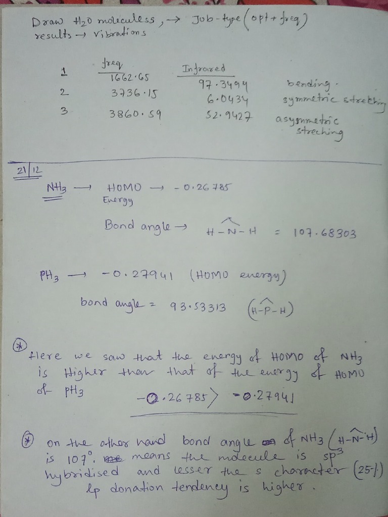 ph3 nh3 Molecules | PDF