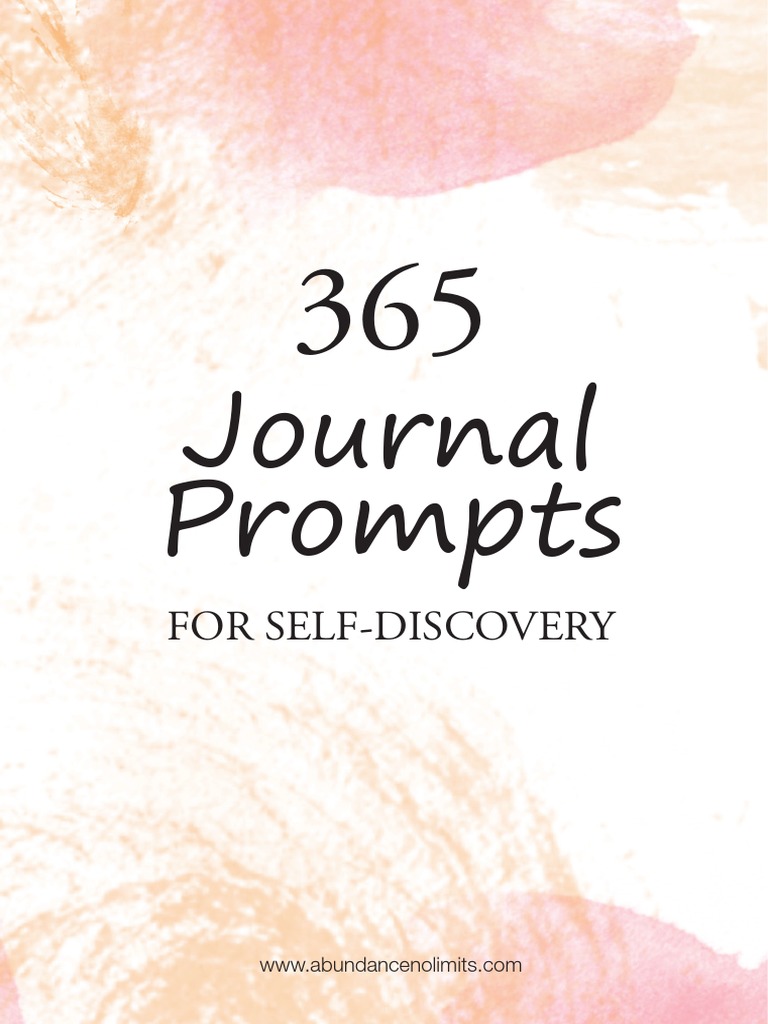 365 Journal Self Discovery | PDF | Emotions | Feeling