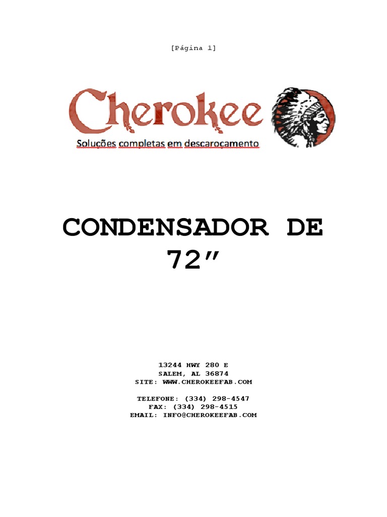 Condensador Completo CHEROKEE | PDF | Tecnologia e Engenharia