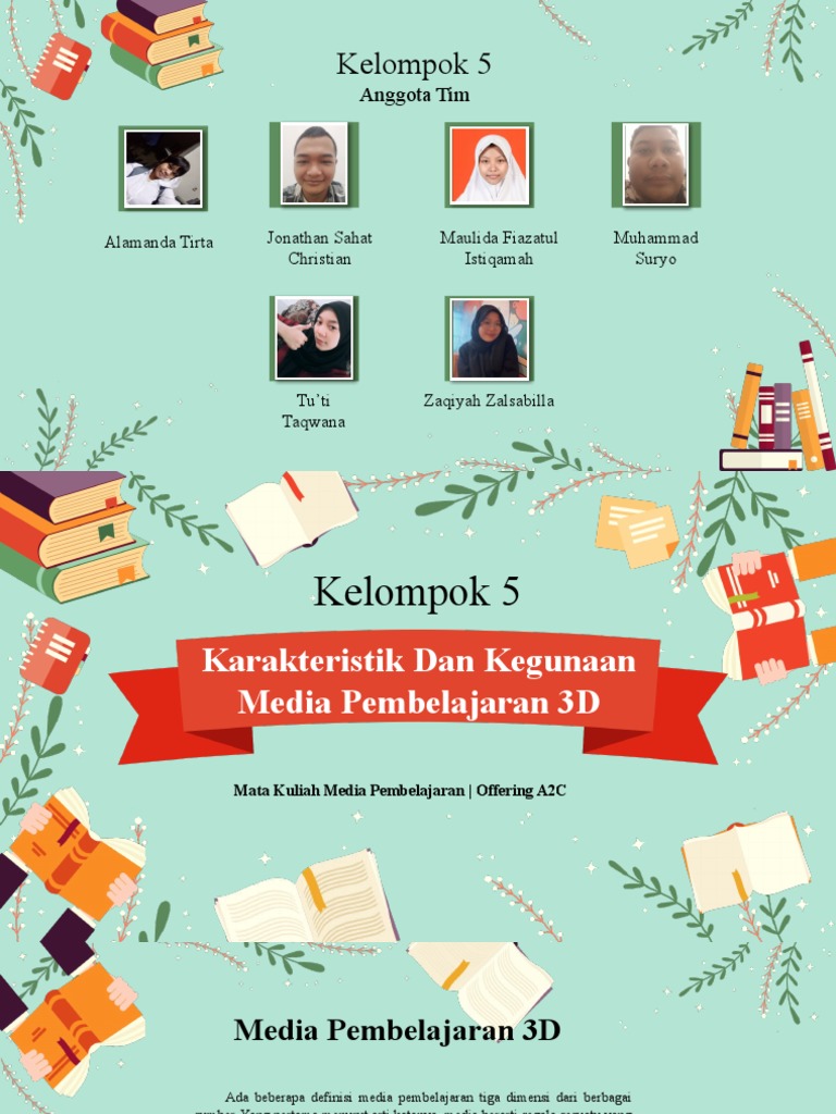 Karakteristik Dan Kegunaan Media Pembelajaran 3D | PDF
