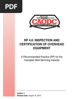 API RP 4G Cat. III & IV Inspection | PDF | Nondestructive Testing ...