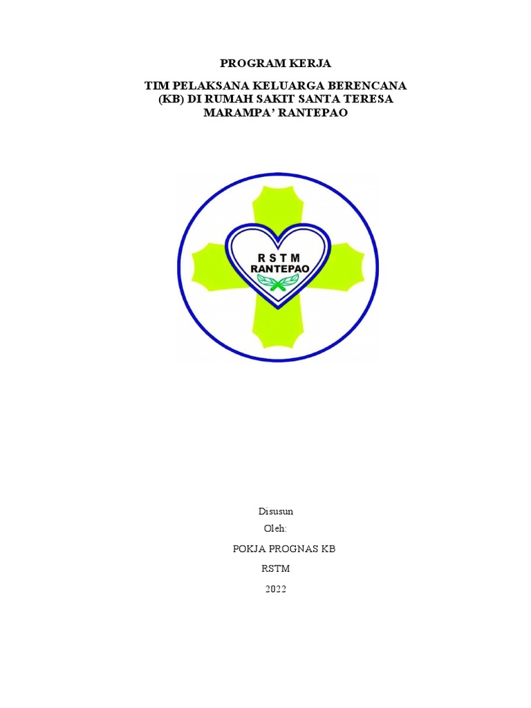 Program Kerja PKBRS | PDF