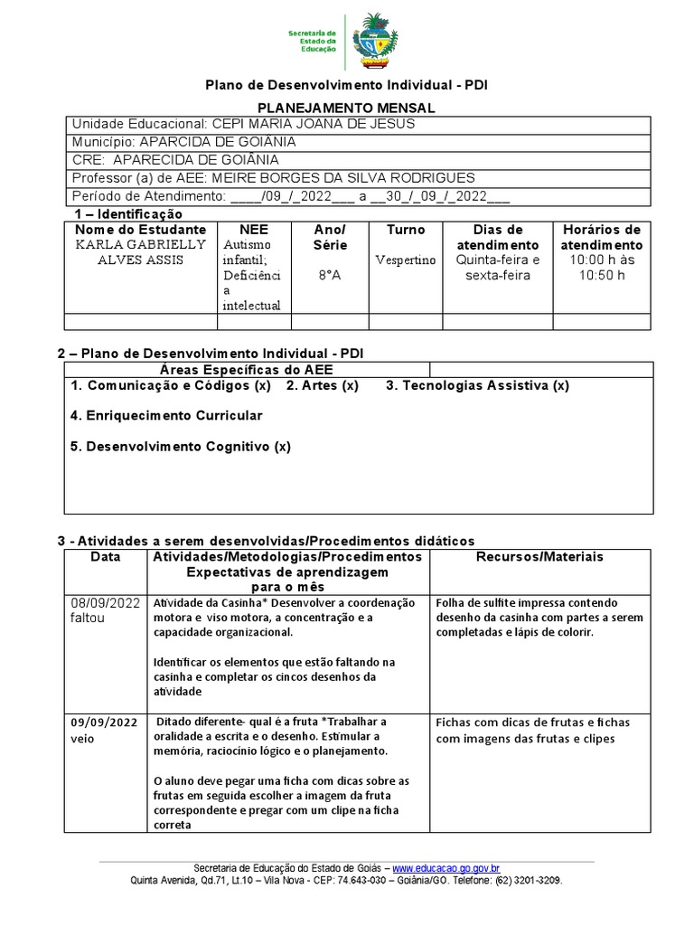 6 Setembro Karla PDI OK | Download grátis PDF | Alfabeto | Ciência ...