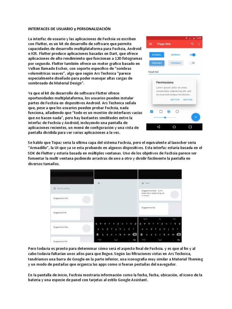 Fuchsia OS | PDF | Lenguaje de programación | Modelo cliente-servidor