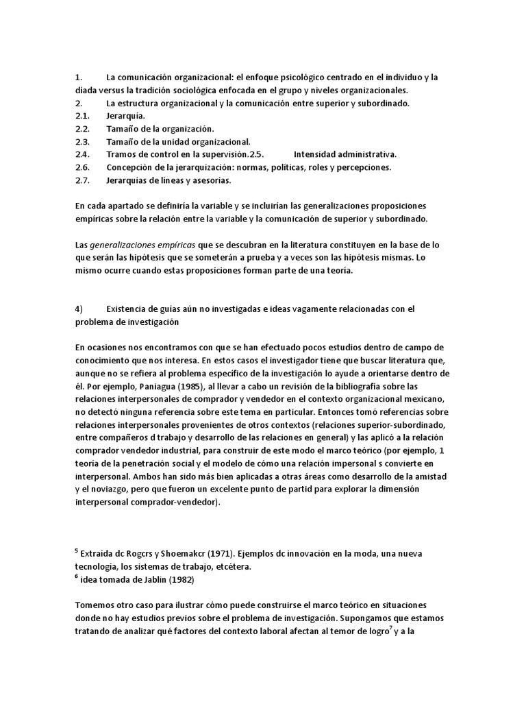 La comunicación organizacional y sus factores | PDF | Teoría | Paradigma