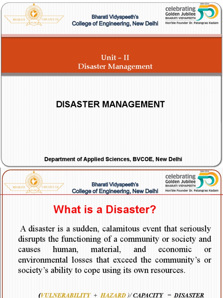 Unit II - Disaster Management | PDF | Cyclone | Earthquakes
