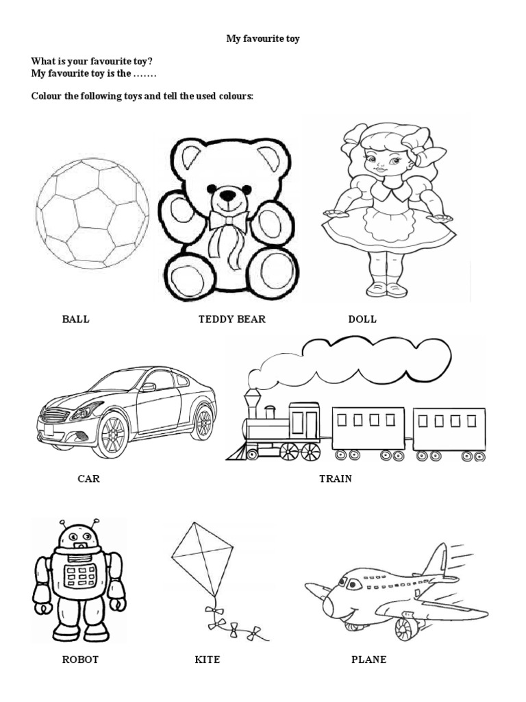 My Favourite Toy - Worksheet | PDF