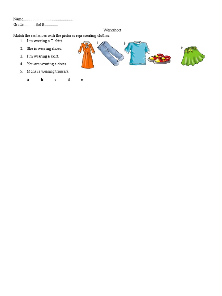 Worksheet 3rd Grade | PDF