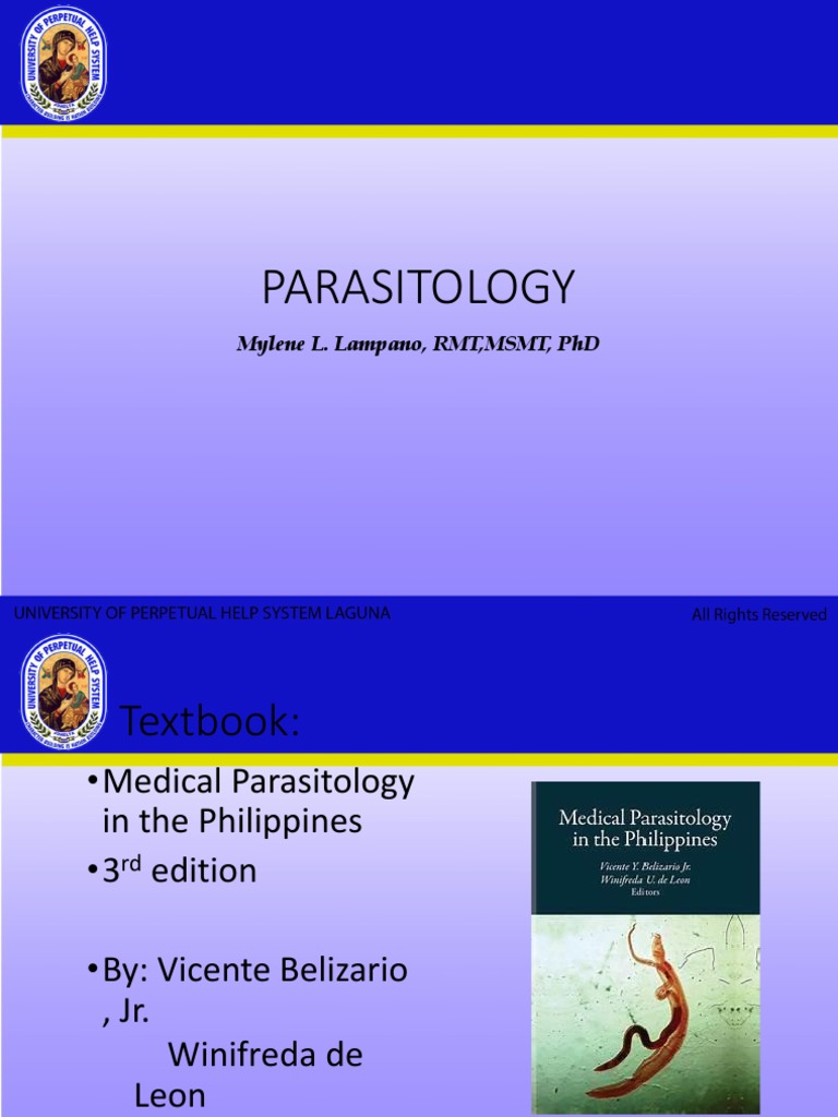Parasitology Ch1 (Highlighted) | PDF | Immune System | Parasitism
