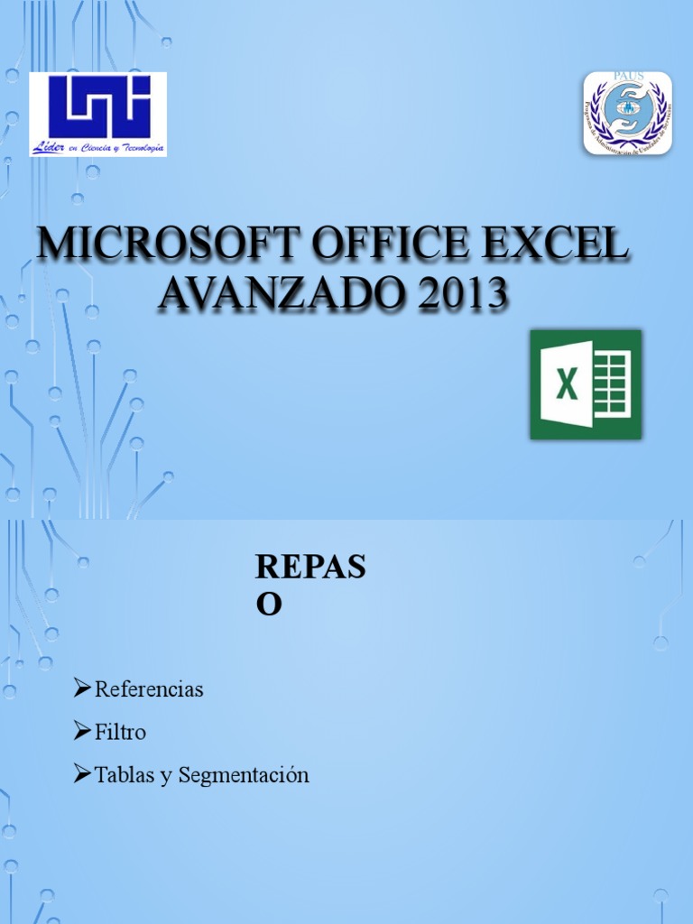 Clase 2 - Excel Avanzado 2013 | PDF | Informática