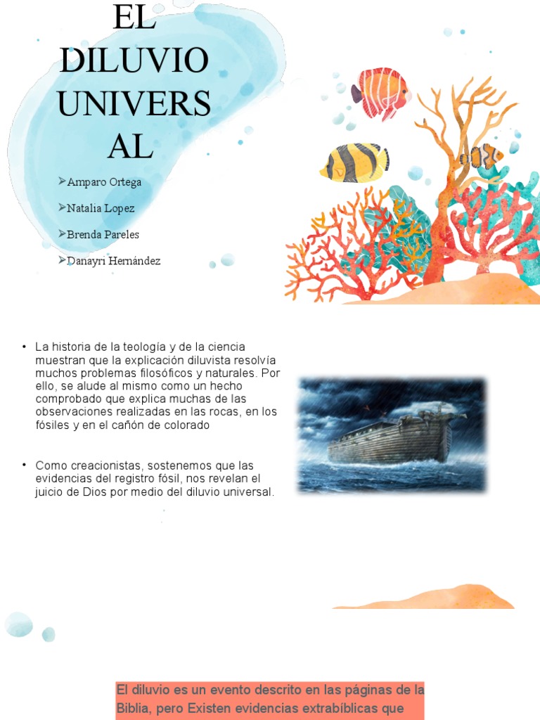 DILUVIO - UNIVERSAL Oficial | PDF | Arca de Noé | Mito de la inundación