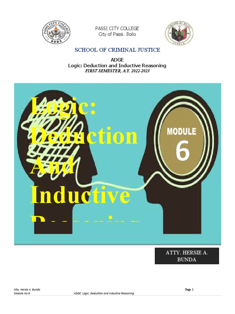 Analyzing the Logic of Deductive and Inductive Reasoning: An Overview of Common Patterns ...